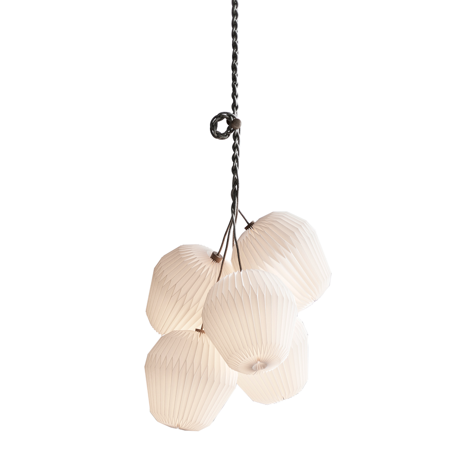 AMEICO - Official US Distributor of Le Klint - Bouquet Chandelier - Large - 5 Shades - Paper