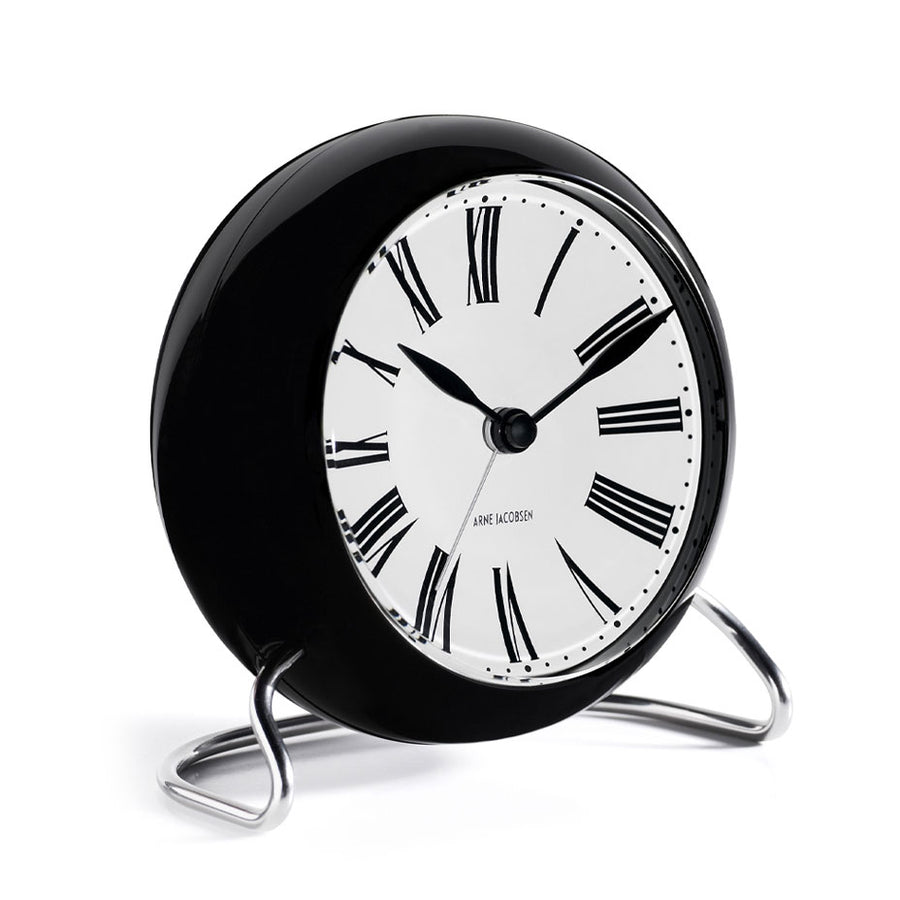 Arne Jacobsen Roman Alarm Clock Black | AMEICO - Official US Distributor